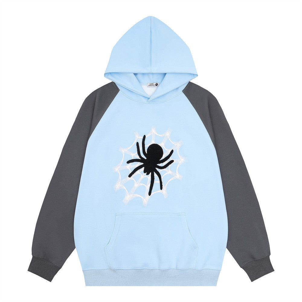 Spider Web Print Oversized Hoodie | fairypeony