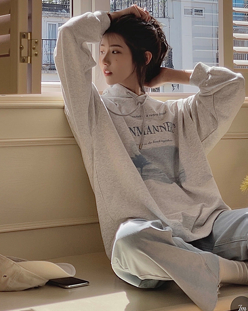 Junmanner Vintage Oversized Hoodie | fairypeony